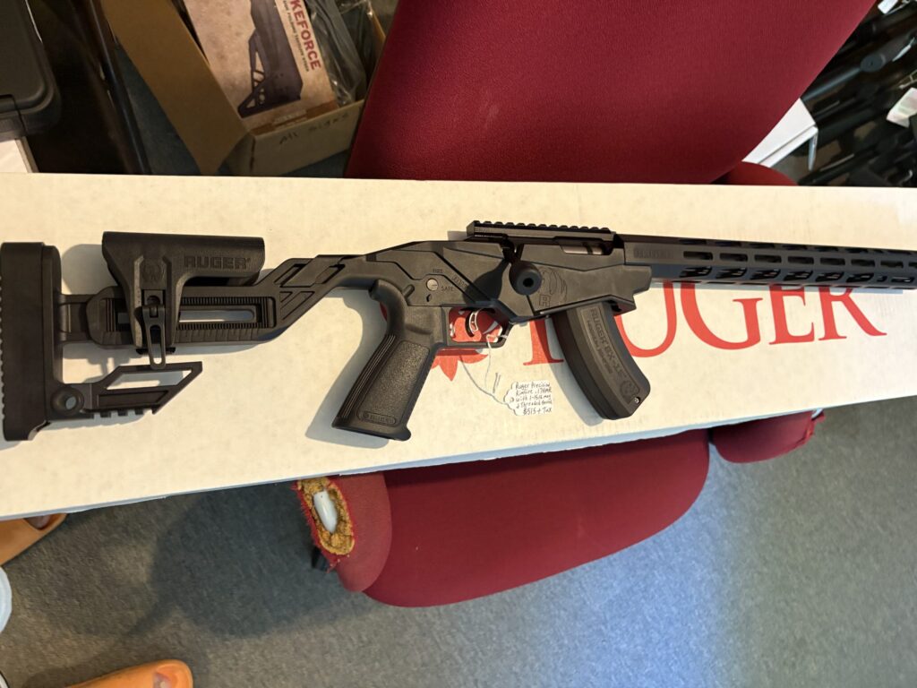 Ruger Precision Rifle chambered in 17HMR with 1-15 round magazine ...