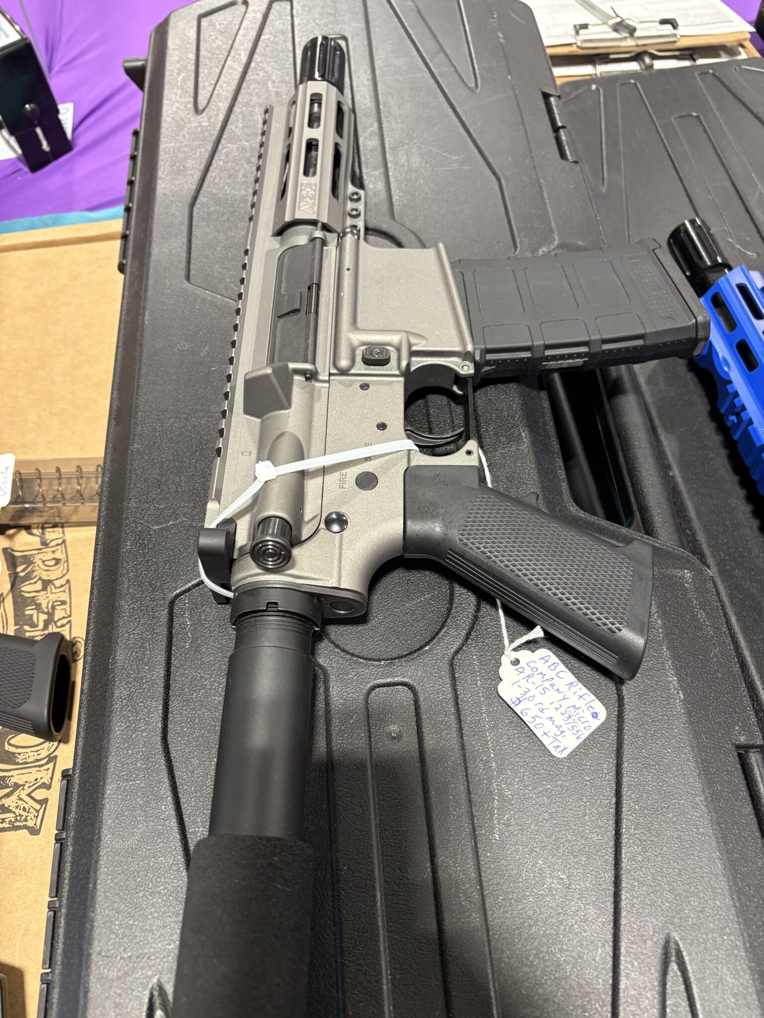 New, Never Fired, ABC Rifle Company AR-15 Pistol with 1-30 round ...