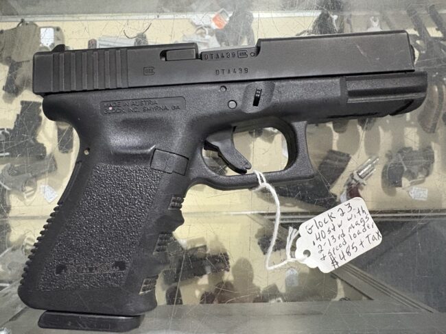 Used in Good Shape, Glock Model 23, .40s&w, Gen 3 with 1-13rd magazine ...