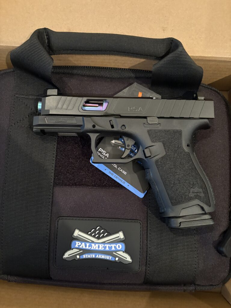 New, Never Fired, Palmetto State Armory Dagger, .9mm with SW1 RMR Slide ...